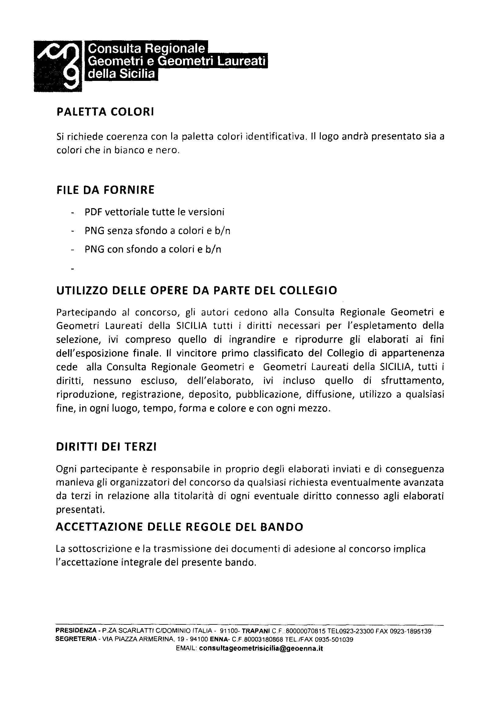 Concorso di Idee per realizzazione Timbro della Consulta Geometri ...